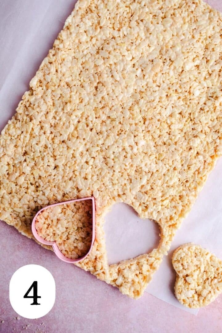 Heart Shaped Rice Krispies Valentine Treats – Salted Plains